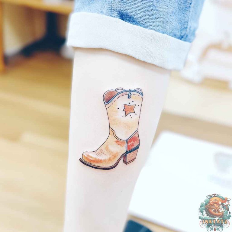Kicking Up Some Ink: The Allure of Cowboy Boot Tattoos: 85 Designs ...