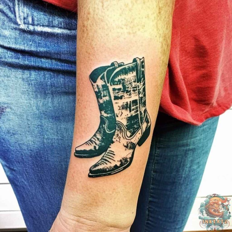 Kicking Up Some Ink: The Allure of Cowboy Boot Tattoos: 85 Designs ...