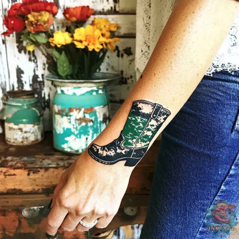 Kicking Up Some Ink: The Allure of Cowboy Boot Tattoos: 85 Designs ...
