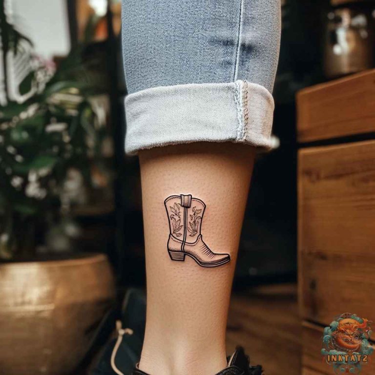Kicking Up Some Ink: The Allure of Cowboy Boot Tattoos: 85 Designs ...