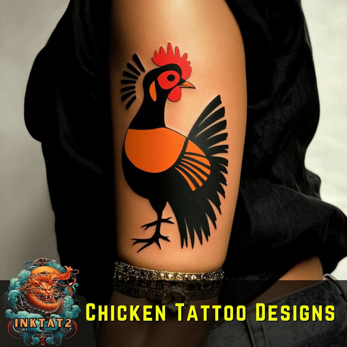 Fowl Play: The Fascinating World of Chicken Tattoos: 92 Designs ...